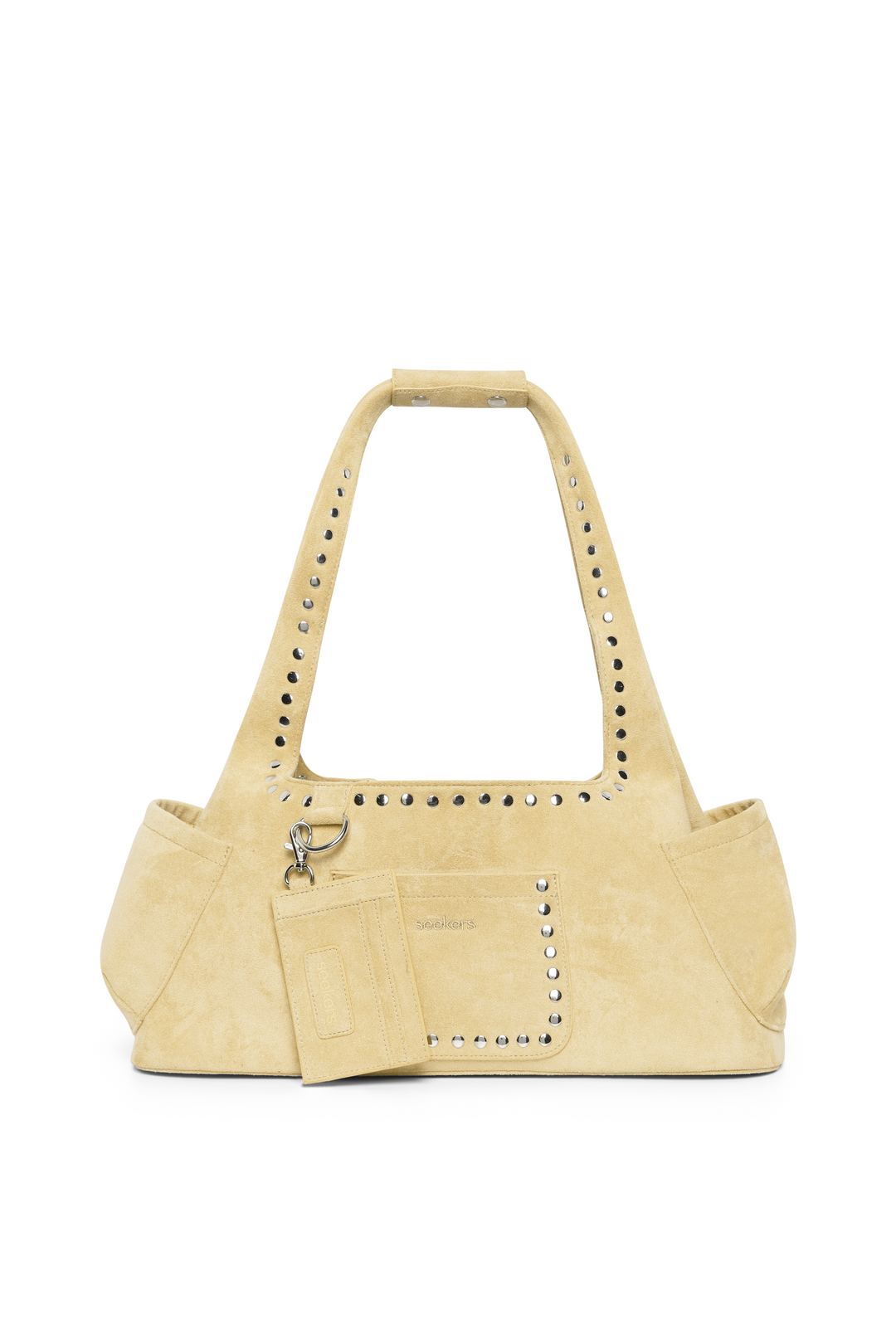 Martha Suede Carryall in Yellow – SistersandSeekers