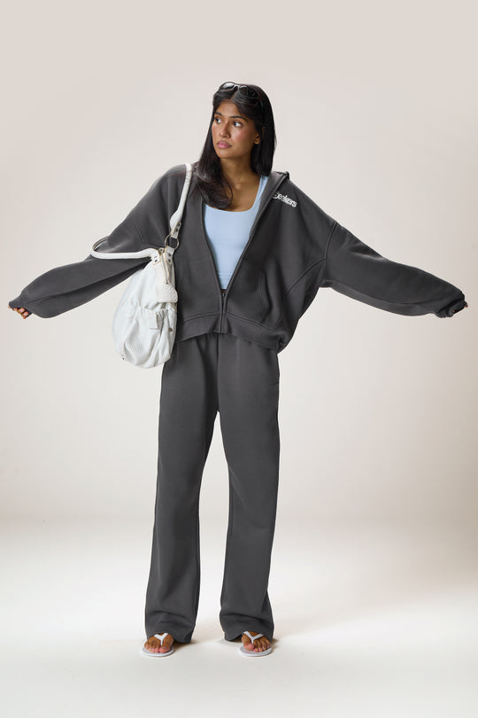 Seekers Sports Zip Up Hoodie in Charcoal – Sisters and Seekers