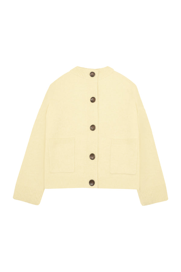 Eccles Button Cardigan in Butter Yellow – Sisters and Seekers